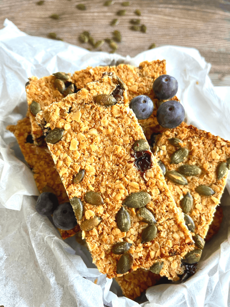Brilliant Blueberry Snack Bars {Full Of Fruity Flavor}